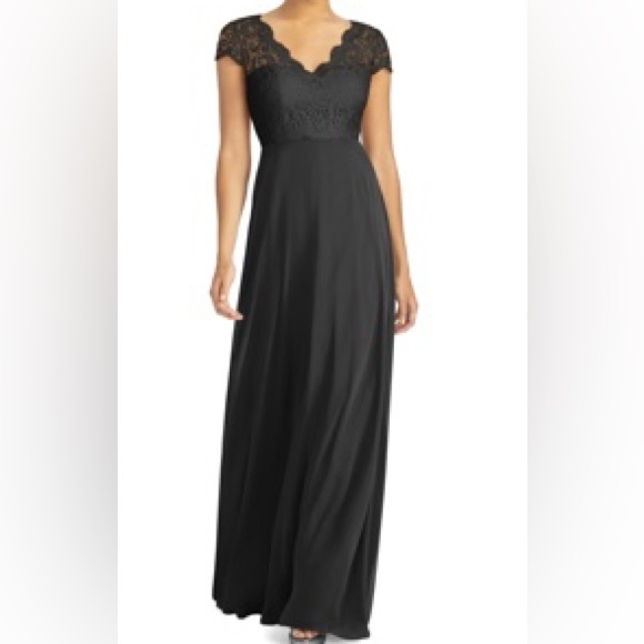 Dessy Collection | Dresses | Dessy Collection Vivian Diamond Long Black ...